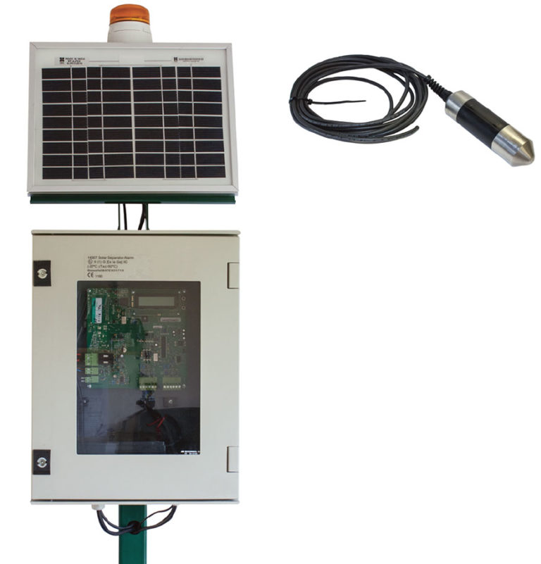 Oil separator alarm system for all types of oil separator